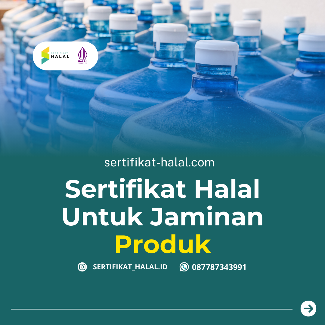 Cek label halal air minum - PT SERTIFIKAT HALAL INDONESIA